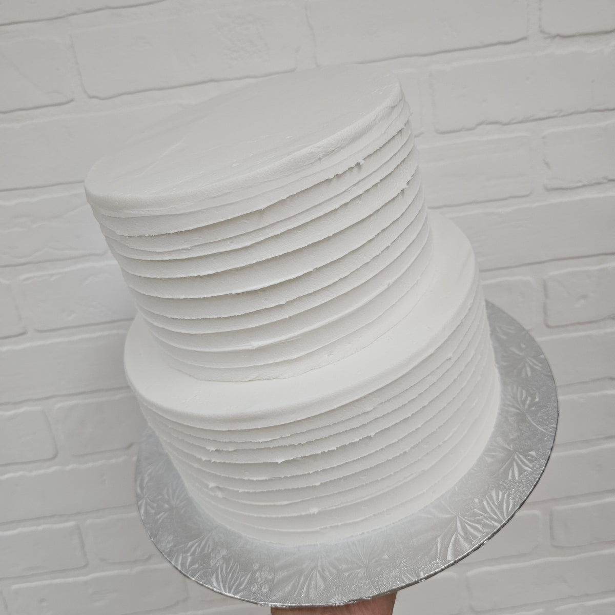Simplicity (No-Florals - Place Your Own!) – Artistic Cake Design Inc