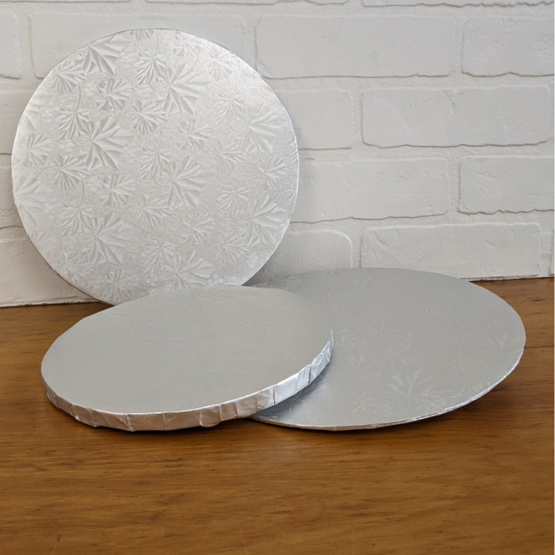 Silver Cake Board Round 1/2" – Artistic Cake Design Inc